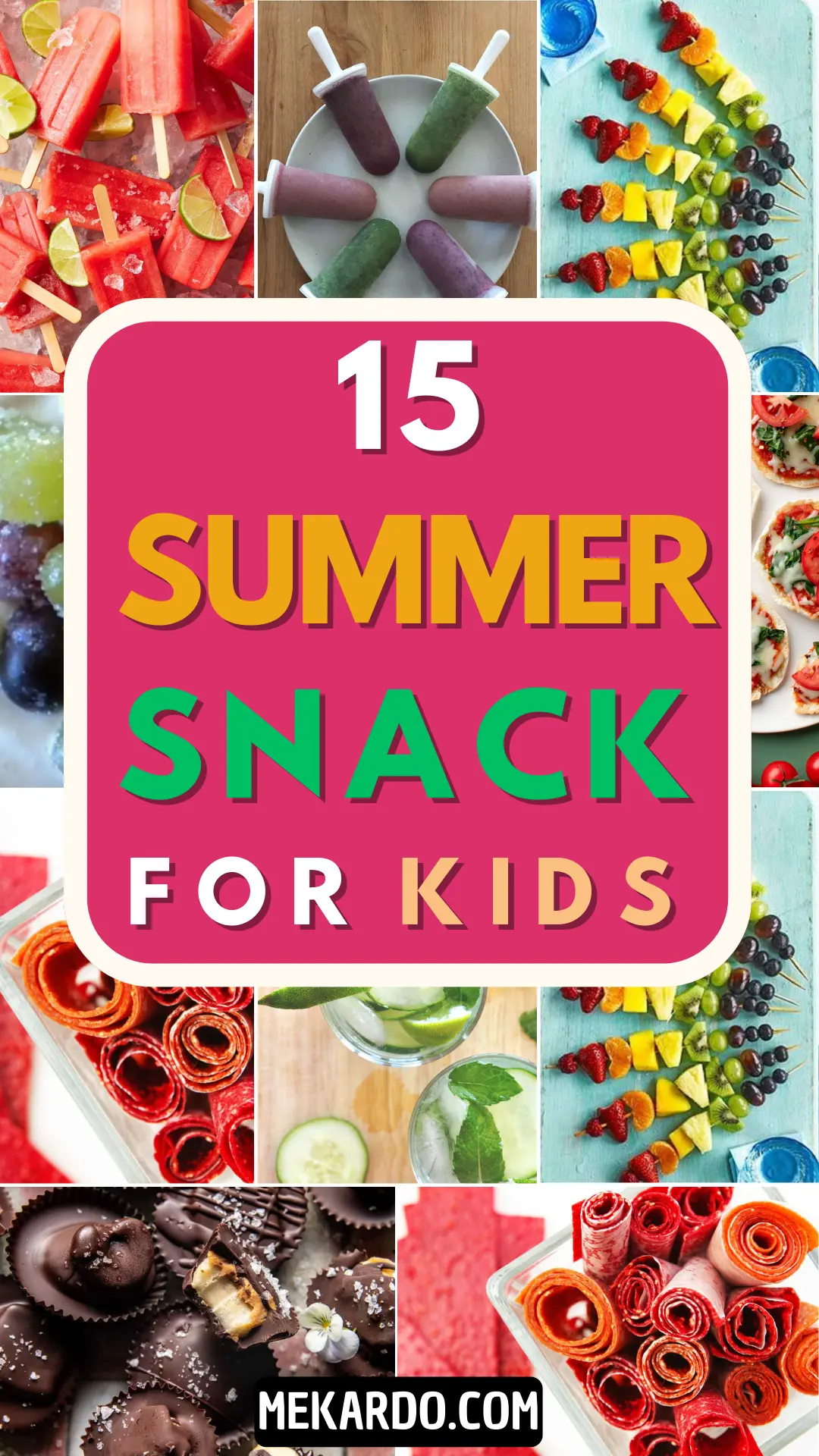 Summer Snacktime Fun: 15 Kid-Approved Treats to Beat the Heat! - Mekardo
