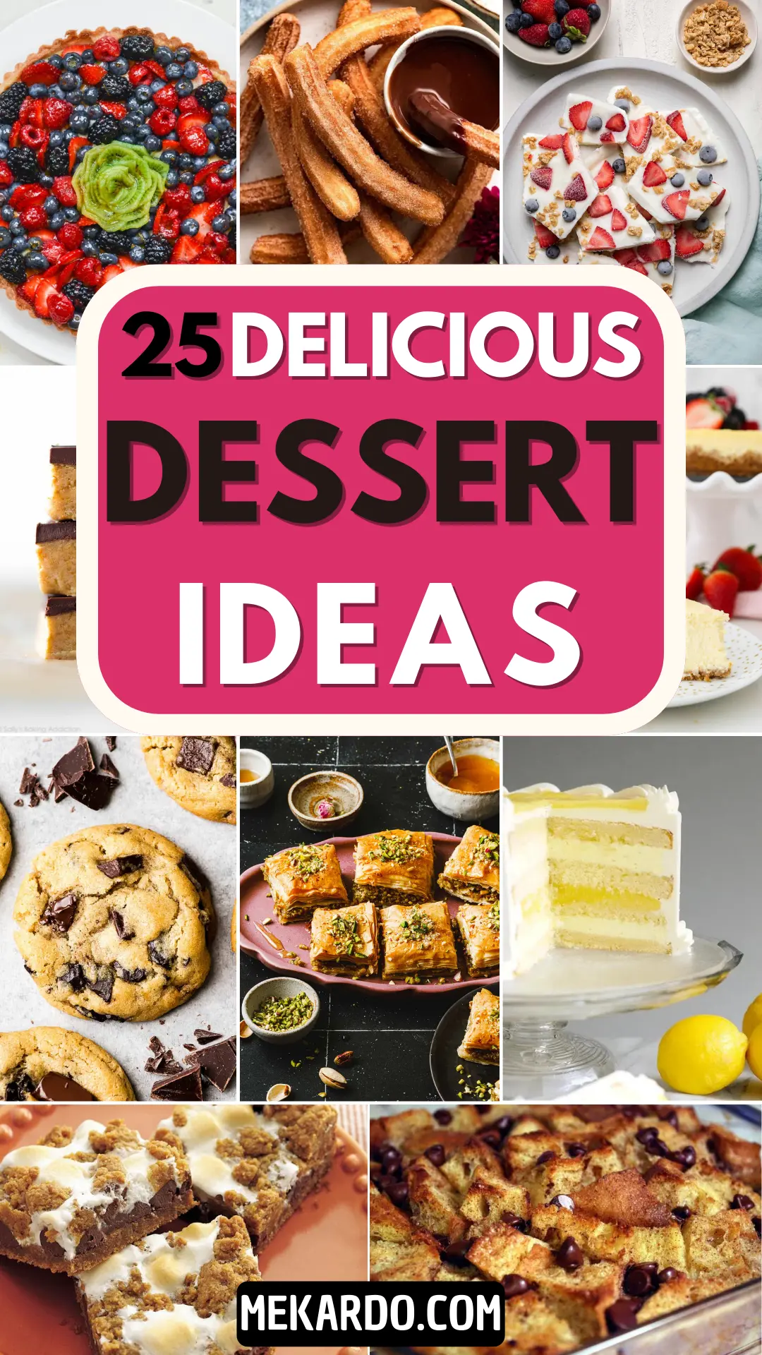 25 Delicious Dessert Ideas - Mekardo