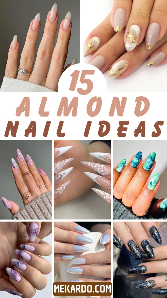15 Almond Nail Ideas for a Chic and Sophisticated Look - Mekardo