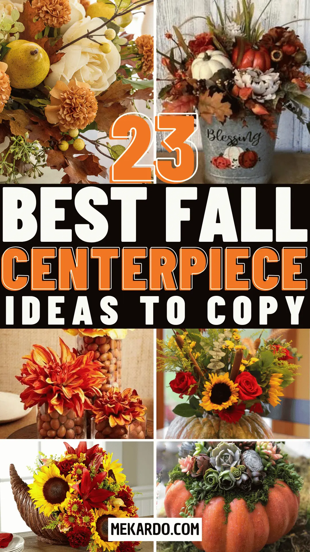 23 Fall Centerpiece Ideas: Transform Your Dining Table to Impress Your ...