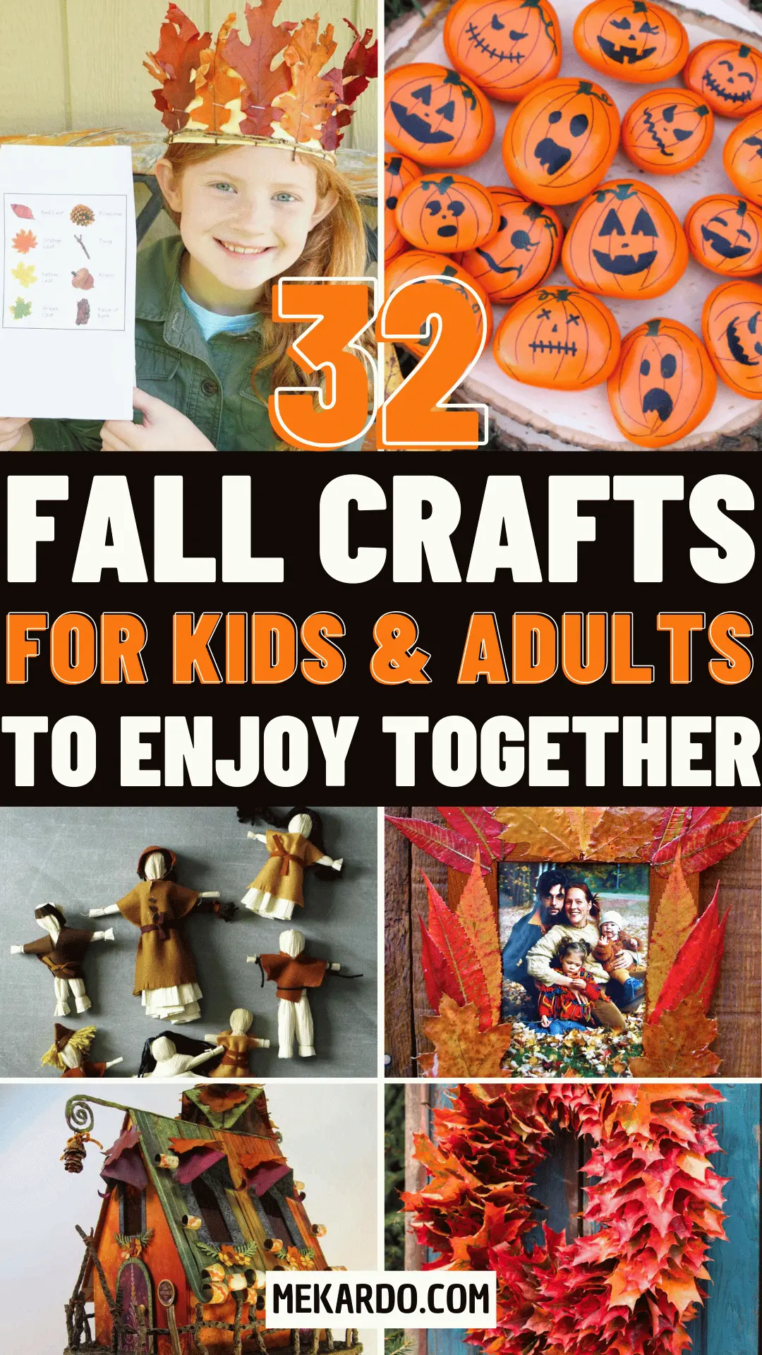 32 Best Fall Crafts for Kids and Adults to Enjoy Together - Mekardo