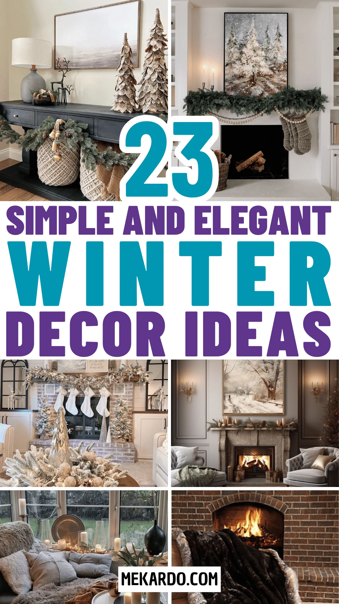 23 Winter Decor Ideas to Transform Your Home into a Cozy Wonderland ...