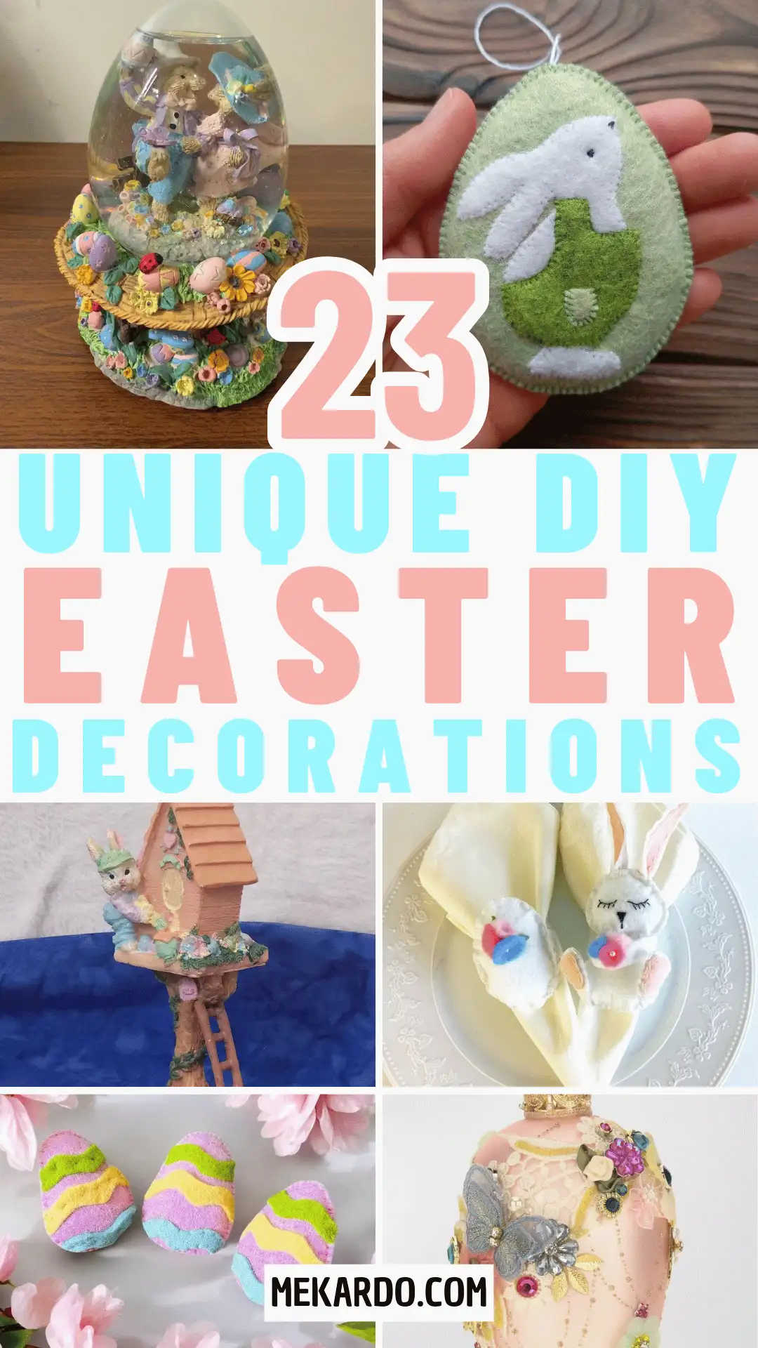 23 Unique DIY Easter Decorations for a One-of-a-Kind Celebration - Mekardo